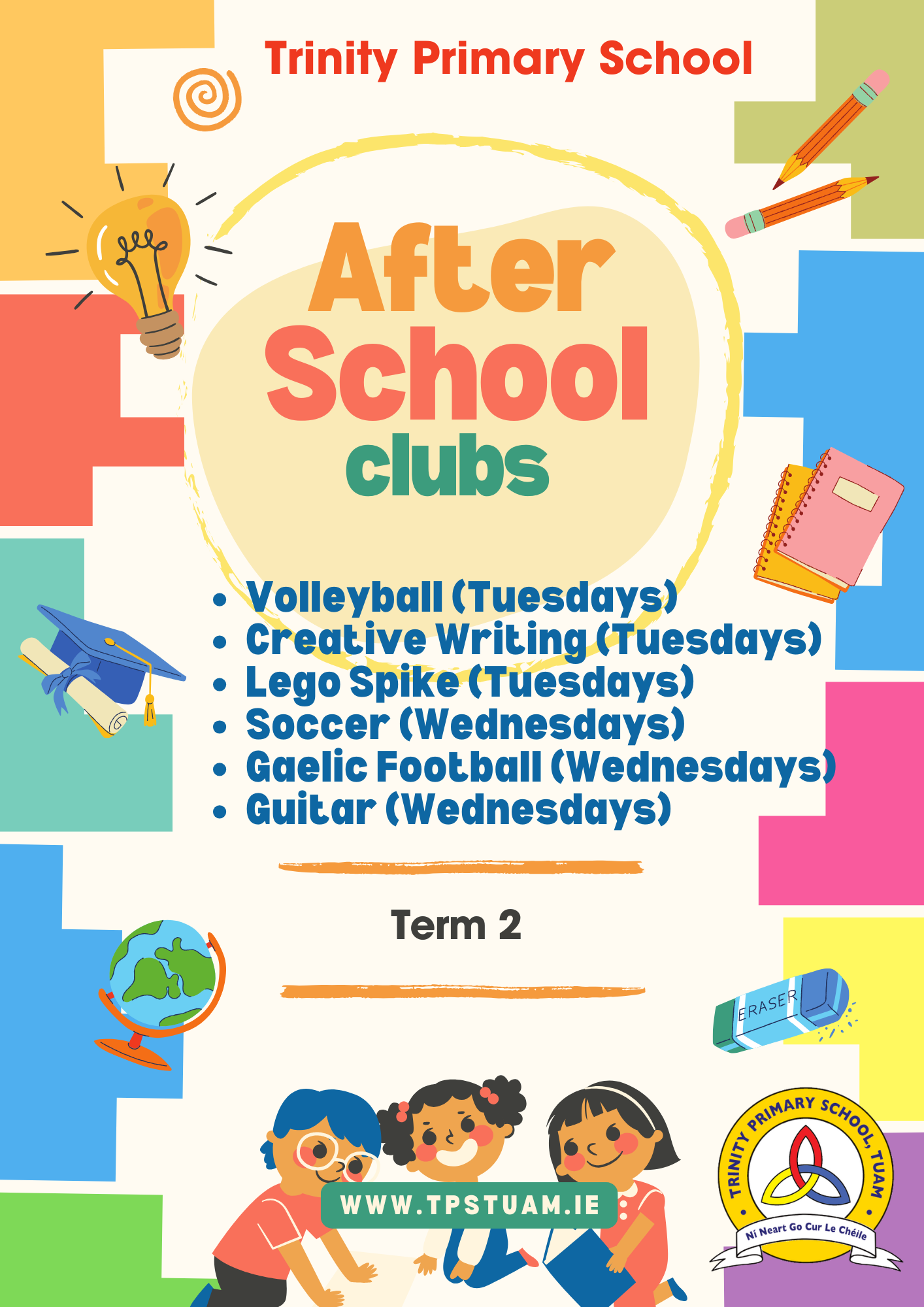 After School Clubs – Bunscoil na Tríonóide